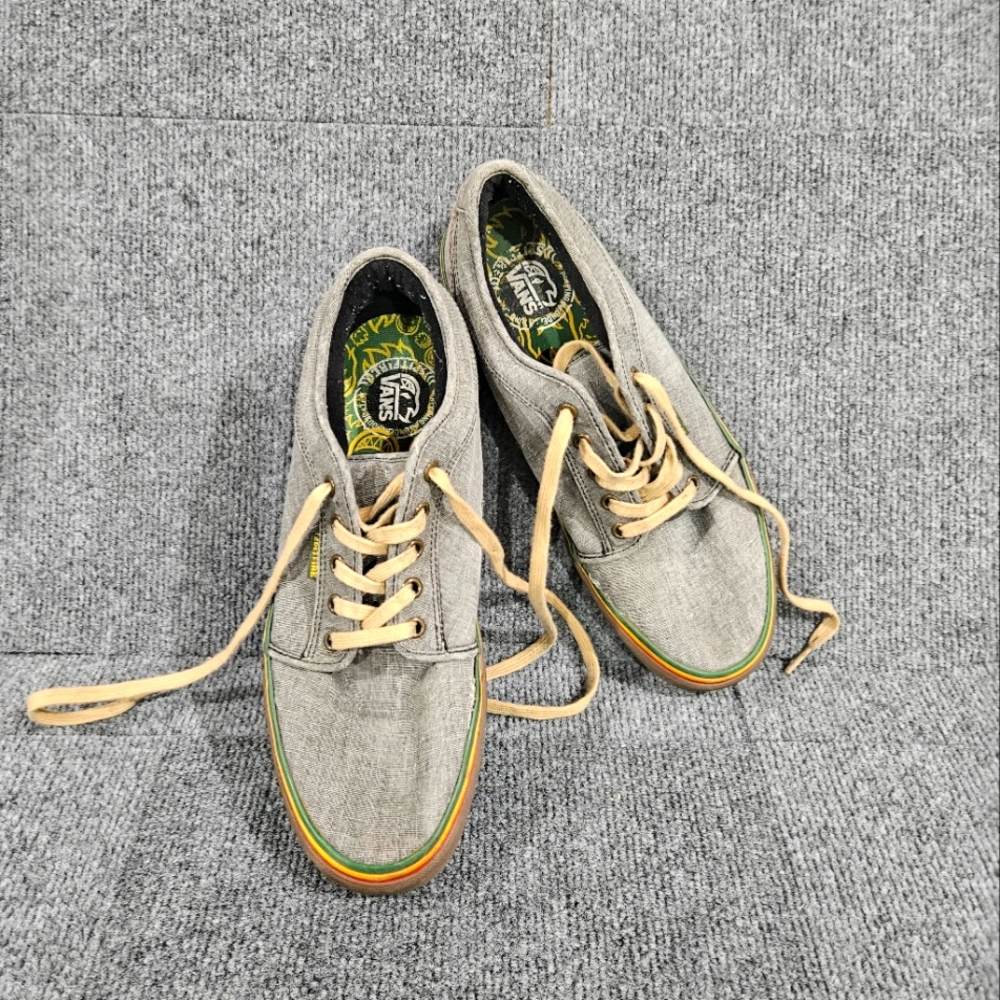 Rare Vintage Rasta Spitfire Vans Men's Size 10.5 - Gem